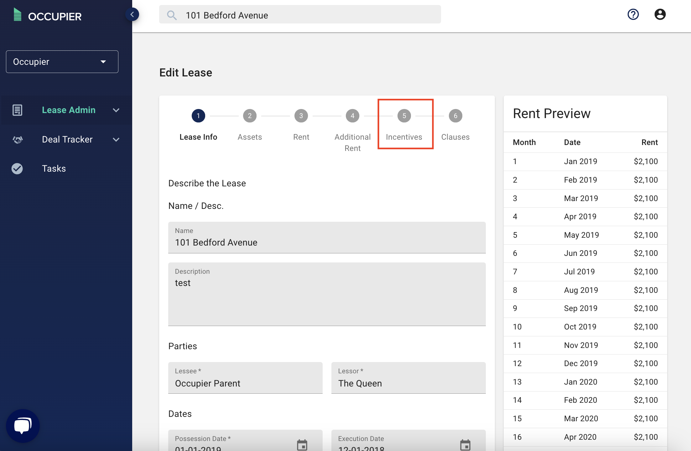 How to Add an Incentive